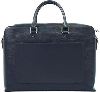 Louis Vuitton unisex, Pre-owned, Bleu, Taille: ONE Size Sac &agrave; main en cuir Pre-owned