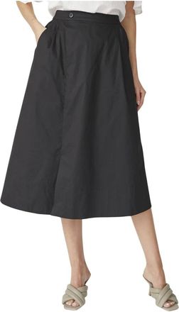 Co'Couture Femme, Jupes, Noir, Taille: 40 FR CottonCC Crisp Midi Skirt