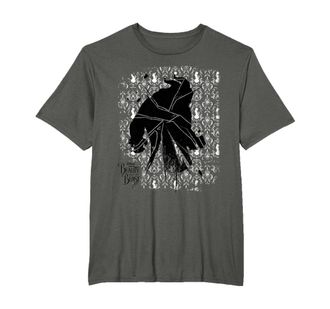 Disney Beauty And The Beast Shattered Silhouette T-Shirt