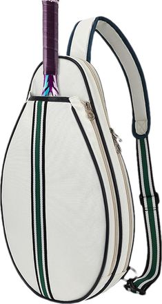 Generic Tennisschlägerkoffer - Wasserdichte Sporttasche, strapazierfähiger Organizer mit Reißverschluss und verstellbarem Riemen, leichter Stauraum für Reisen