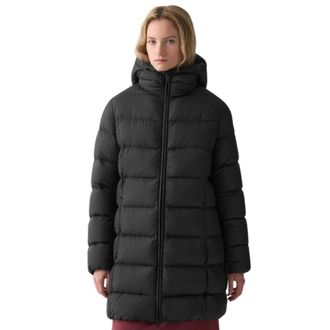 Colmar Femme, Manteaux, Noir, Taille: 44 FR Caption Long Opaque Hooded Down Jacket