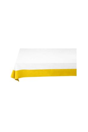 Pip Studio Chique Tischdecke Weiss/gelb 150x190cm