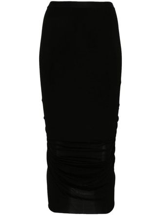 Rick Owens jupe Shine - Noir