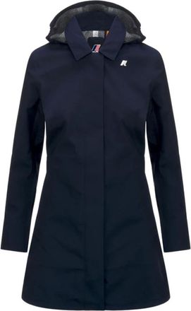 K-Way Femme, Vestes, Bleu, Taille: 44 FR Mathy Bonded Jersey