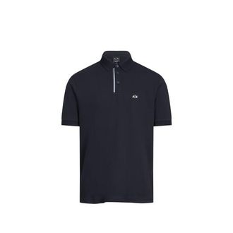 A|X Armani Exchange Polo logo &agrave; manches courtes en coton