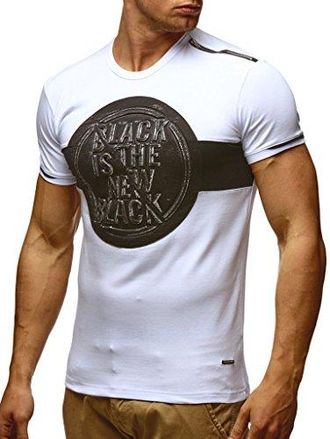 LEIF NELSON pour des Hommes T-Shirt Sweatshirt Slim Fit LN795; Taille XL