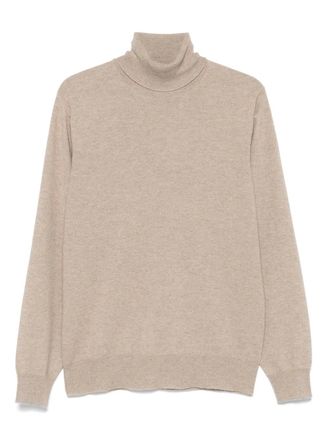 Brunello Cucinelli Klassischer Kaschmirpullover - Braun