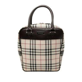 Burberry Sac &agrave; main en toile Pre-owned - Femme - Pre-owned - Beige - Taille: ONE Size
