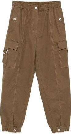 3.1 Phillip Lim Hose mit Zierkn&ouml;pfen - Braun