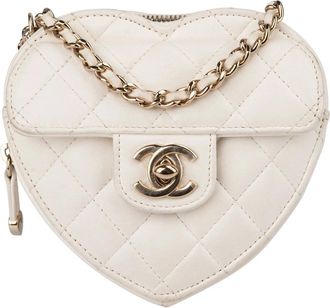 Chanel Crossbody Bags - Chanel Quilted Lambskin Mini Love Heart Crossbody - Gr. unisize - in Bunt - f&uuml;r Damen