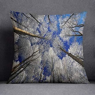 Bonamaison Le Jardin du Lin Kissenh&uuml;llen, Cotton, Mehrfarbig, 45x45