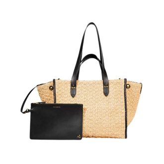 Jerome Dreyfuss Femme, Sacs, Beige, Taille: ONE Size J&eacute;r&ocirc;me Dreyfuss Sac L&eacute;on M - Raphia Naturel