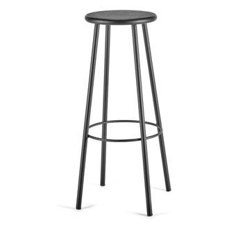 Serax Tabouret en bois, pi&eacute;tement en m&eacute;tal Serax
