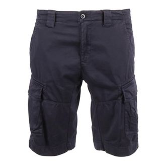 C.P. Company C.p. Company, Homme, Shorts, Bleu, Taille: L Lens Cargo Bermuda