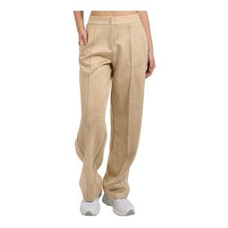 Guess Femme, Pantalons, Beige, Taille: 44 FR Lia Straight Leg Pants