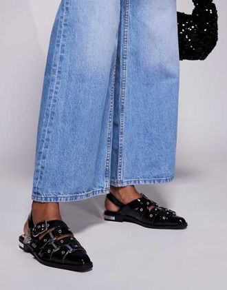 Steve Madden Gari - Chaussures à boucles - Noir