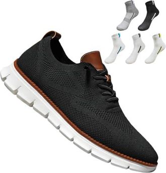 Generic Baskets Oxford en maille pour homme - L&eacute;g&egrave;res et d&eacute;contract&eacute;es - Pour la marche, le tennis, la conduite - Pour le travail, les voyages et les trajets 