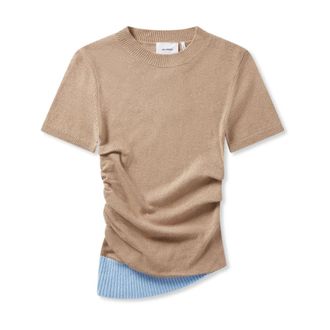 Axel Arigato Femme, Pulls, Beige, Taille: 42 FR Pulls &agrave; col rond