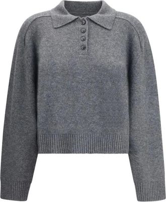 Loulou Studio Damen, Strickwaren, Grau, LGr&ouml;&szlig;e