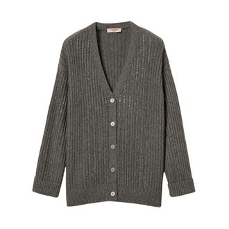 Twinset Cardigans - Femme - Pulls - Gris - Taille: 36 FR