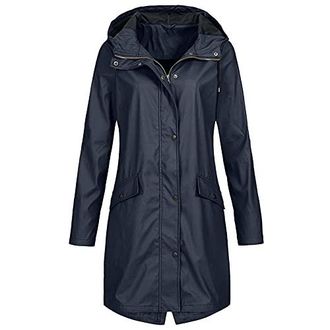Generic Veste de pluie pour femme, veste softshell unie imperm&eacute;able doubl&eacute;e avec veste perfor&eacute;e &agrave; rayures, veste respirante, veste de transition, veste l&eacute;g&egrave;re