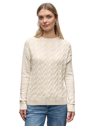 Street One Damen Pullover mit Zopfmuster
