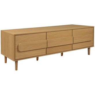 Sweeek Vintage TV-M&ouml;bel in Holzoptik mit 3 T&uuml;ren, 150 cm