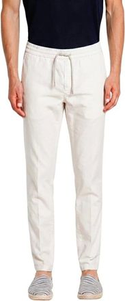 Mason's Homme, Pantalons, Blanc, Taille: 4XL New York Sack Chino Jogger Pants