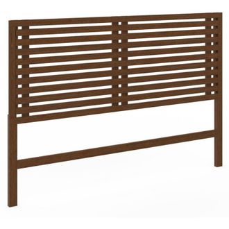 IDMarket Kopfteil mit Fu&szlig; aus AVA-Latten 160 cm Altholzoptik
