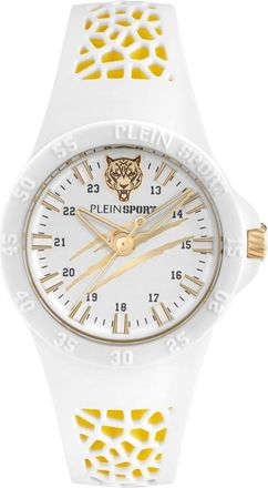Plein Sport Homme, Accessoires, Blanc, Taille: ONE Size Montre Thunderstorm 3 Hands