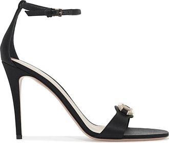 Valentino Garavani Femme, Chaussures, Noir, Taille: 38 EU Sandalette &Eacute;l&eacute;gante pour Femmes