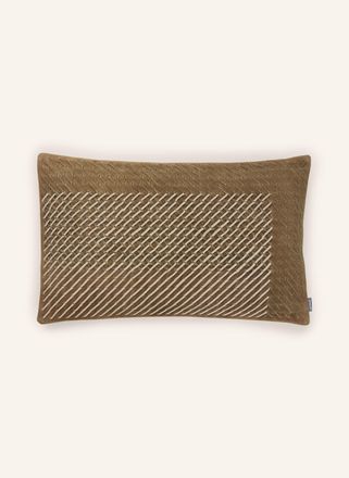 Pad Pad Dekokissenh&uuml;lle Leather Stitch gruen