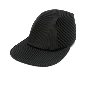 Issey Miyake Homme, Accessoires, Noir, Taille: ONE Size Chapeau noir &agrave; bande &eacute;lastique plate