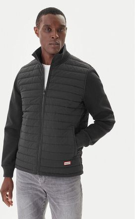 Hunter Übergangsjacke Hume Baffle HARM0016251 Schwarz Regular Fit