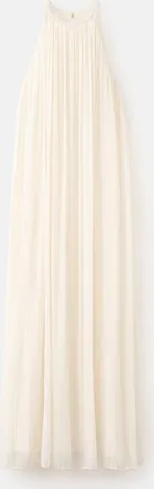 Mango Robe &eacute;vas&eacute;e col halter &eacute;cru - Femme - XS - MANGO