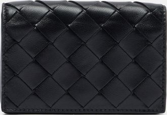 Bottega Veneta Kartenetui Intrecciato aus Leder