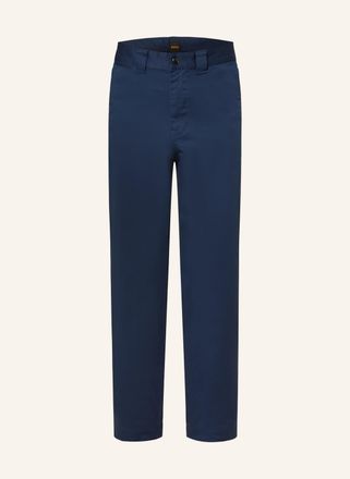 HUGO BOSS Chino Chino Straight Fit blau
