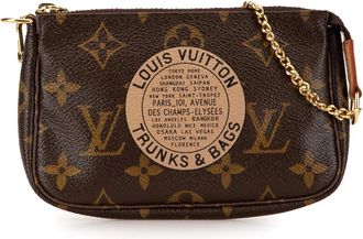 Louis Vuitton Crossbody Bags - Monogram Trunks and Bags Mini Pochette Accessoires - Gr. unisize - in Braun - f&uuml;r Damen