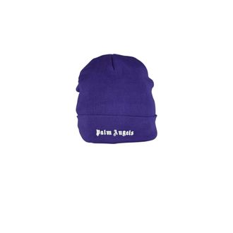 Palm Angels Homme, Accessoires, Violet, Taille: ONE Size Classic Logo Beanie