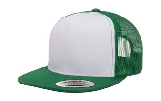 Yupoong Herren Classic Trucker Cap Front M&uuml;tze, Kelly/White/Kelly, Einheitsgr&ouml;&szlig;e