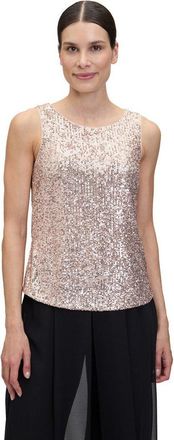 Vera Mont Blusentop Damen Pailletten-Top ohne Arm