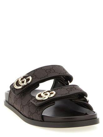 Gucci Doppia G Slides - Black
