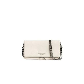 Zadig&Voltaire Femme, Sacs, Beige, Taille: ONE Size Rock Clutch