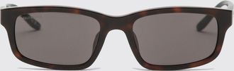Balenciaga Rechteckige Sonnenbrille aus Acetat mit Schildpatt-Rahmen