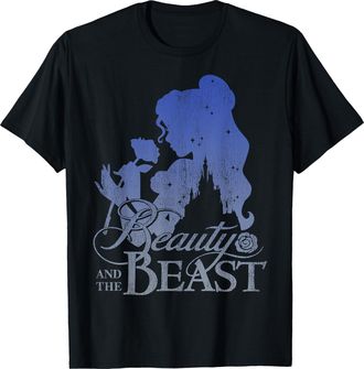 Disney Beauty & The Beast Belle Smell A Rose Profile T-Shirt T-Shirt