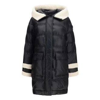 Peuterey Kunto BG 02 Lammfellkragen-Pufferjacke - - Coats - Damen - Schwarzk - M