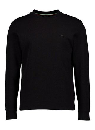 Replay Herren Sweatshirt schwarz Baumwolle unifarben