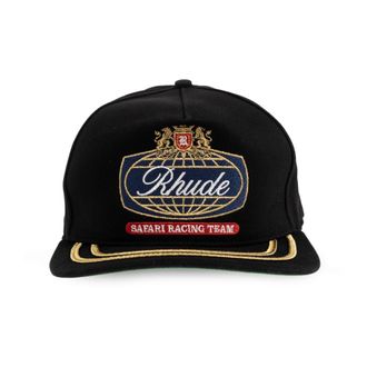 Rhude Homme, Accessoires, Noir, Taille: ONE Size Casquette de course