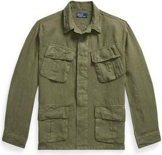 Polo Ralph Lauren Chemise &agrave; poches poitrine en lin