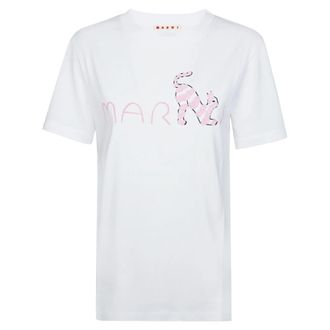 Marni T-Shirt MM Girocollo - - Tops - Damen - Wei&szlig; - 2XS